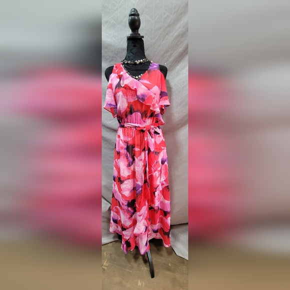 Colleen Lopez | Dresses | Colleen Lopez Pink And Purple Maxi Dress ...